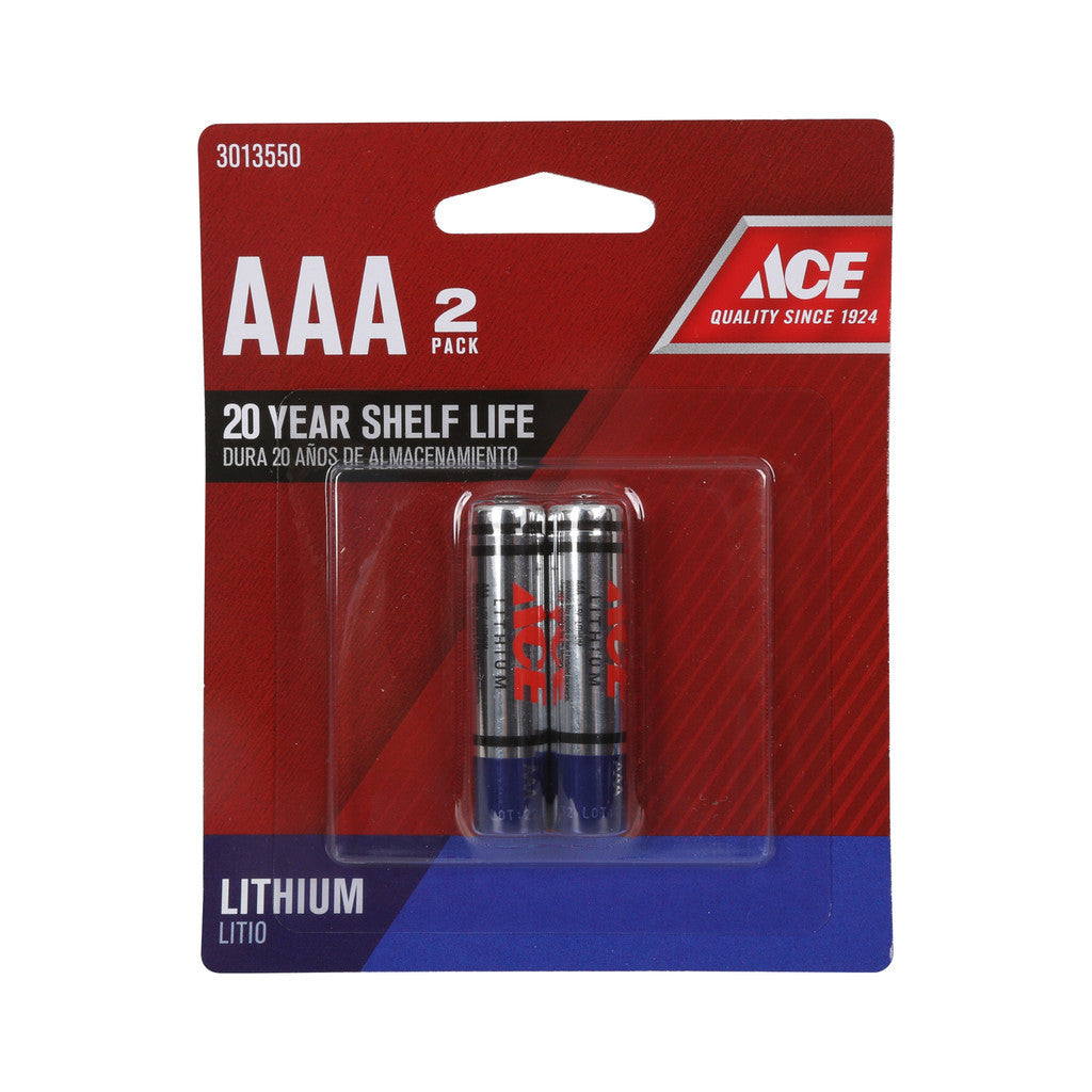ACE AAA LITHIUM BATTERY 2/PK 60/CS – AHPI