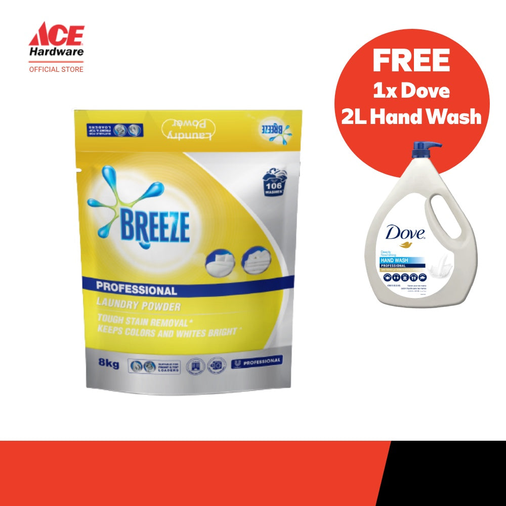Breeze POWDER 8KG GET 2L DOVE HAND WASH – AHPI
