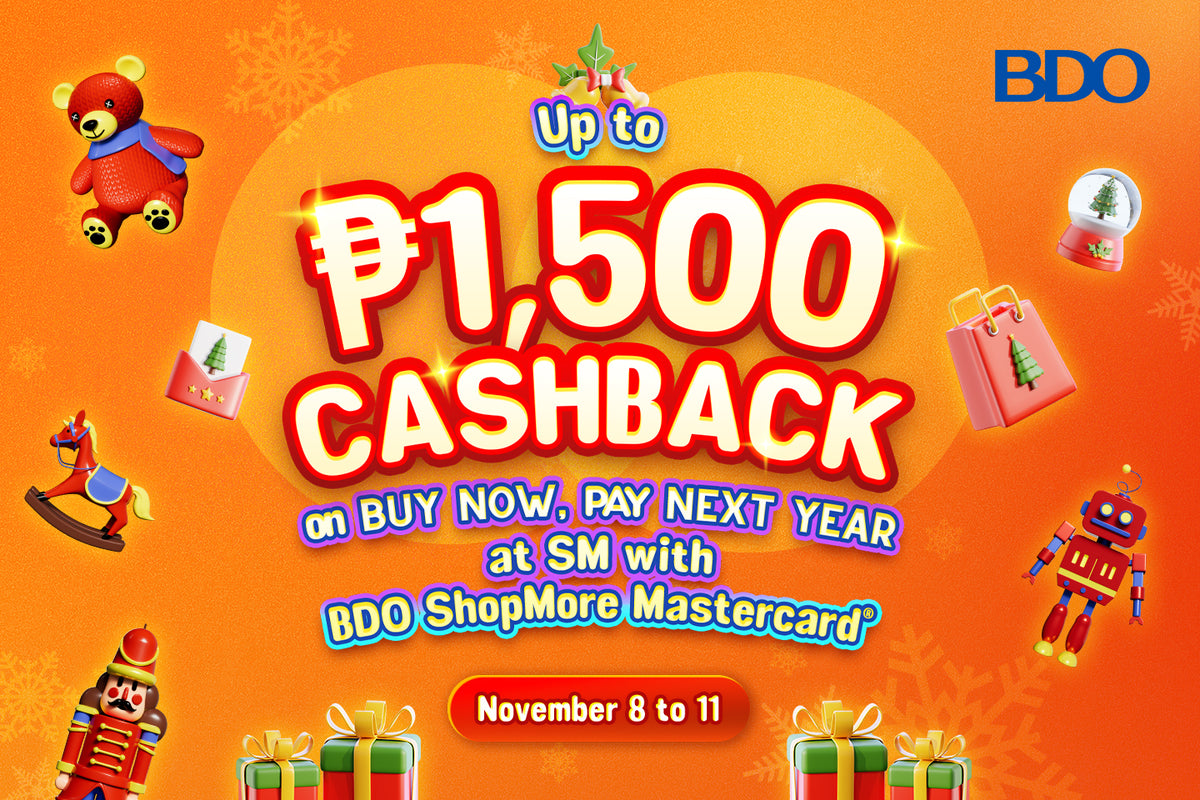 BDO SHOPMORE MASTERCARD 11.11 PROMO – AHPI