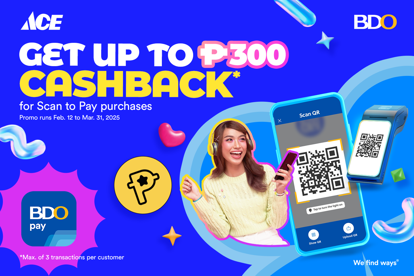 BDO Pay x SM Store & Affiliates Cashback Promo – AHPI