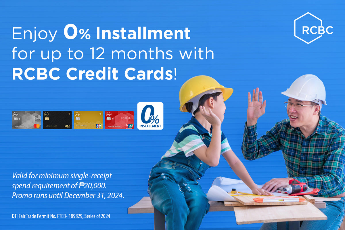 BUY NOW PAY LATER AT 0% INTEREST FOR 12 MONTHS WITH RCBC BANKARD – AHPI