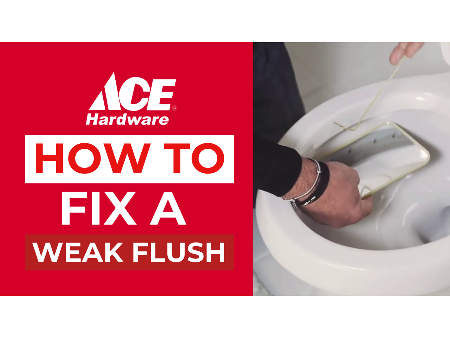 How to fix a weak flush – AHPI
