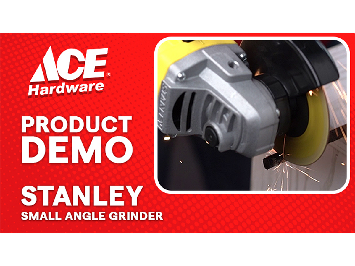 Product demo - Stanley small angle grinder – AHPI