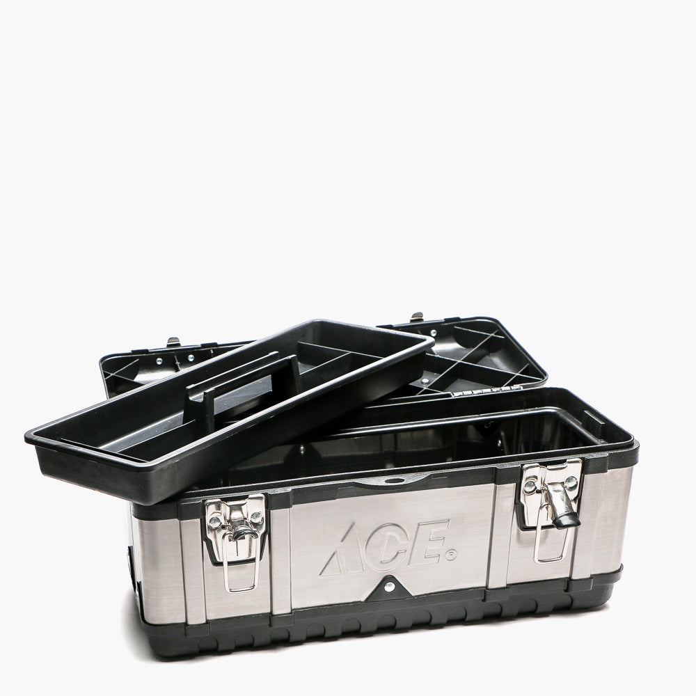 ACE Hardware Stainless Steel Tool Box 15.5in. – AHPI
