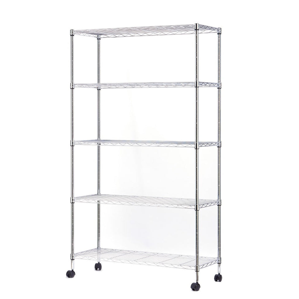 ACE 5TIER CHROME STORAGE RACK 36x14x72 – AHPI