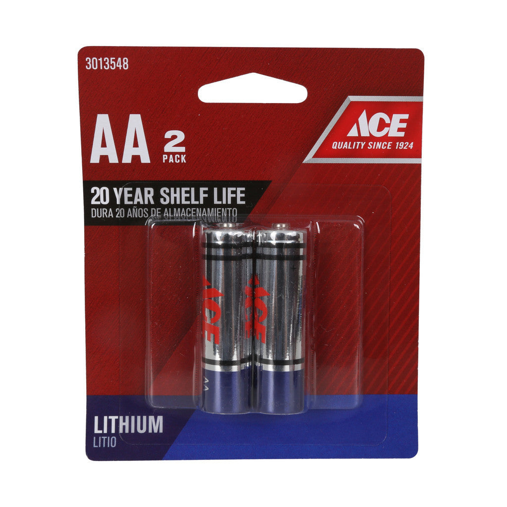 ACE AA LITHIUM BATTERY 2/PK 60/CS – AHPI