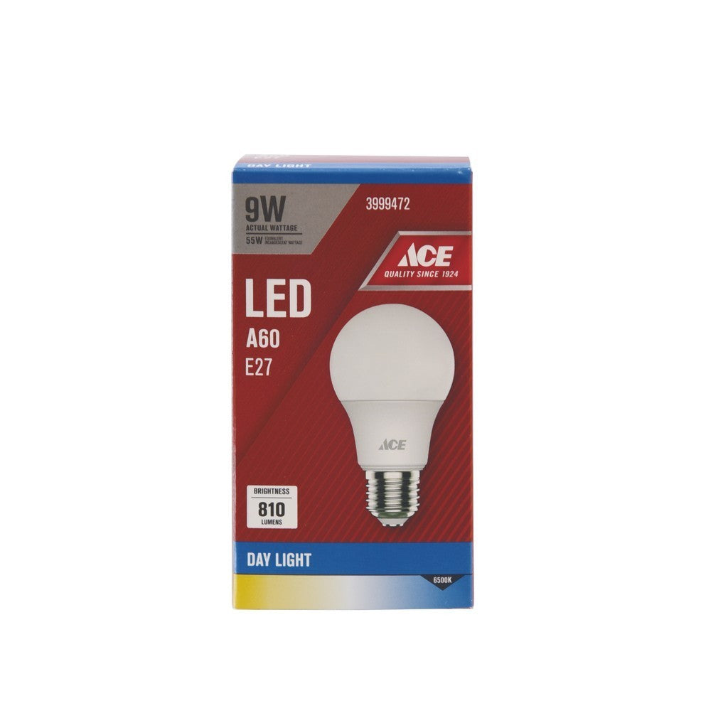ACE LED BULB A60 9W E27 6500K DL – AHPI