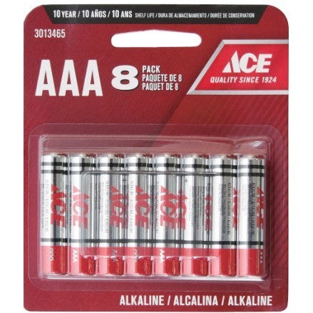 ACE AAA ALKALINE BATTERY 8PK – AHPI