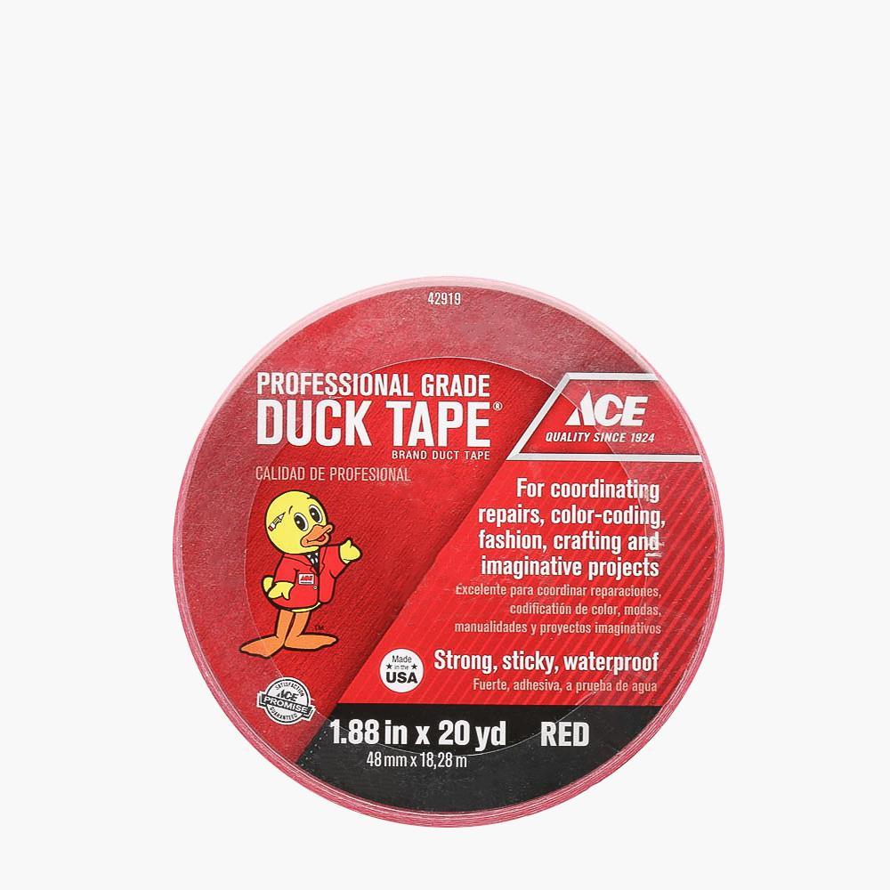 Ace Professional Grade Duck Tape 1.88in.x20yds - Red – AHPI