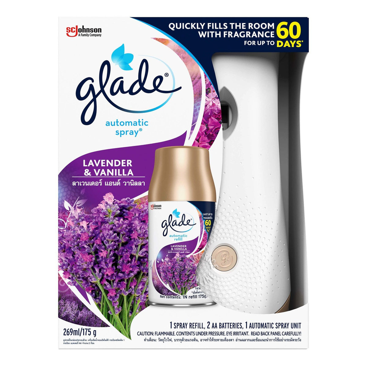Glade Automatic Spray Lavender & Vanilla 175g – AHPI