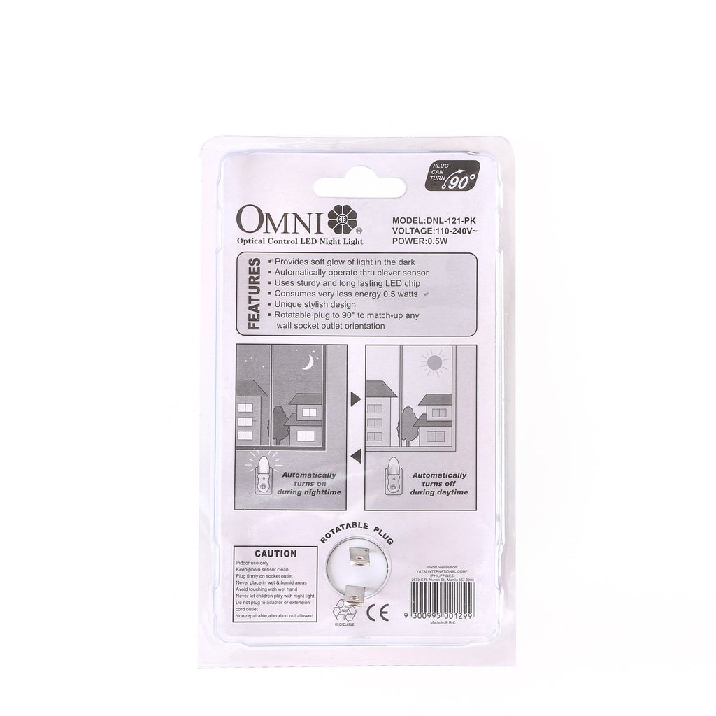 Omni Optical Control LED Night Light DNL-121-PK – AHPI