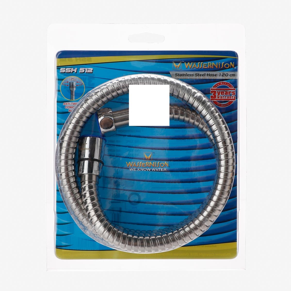 Wassernison Stainless Steel Hose 120cm SSH512 – AHPI