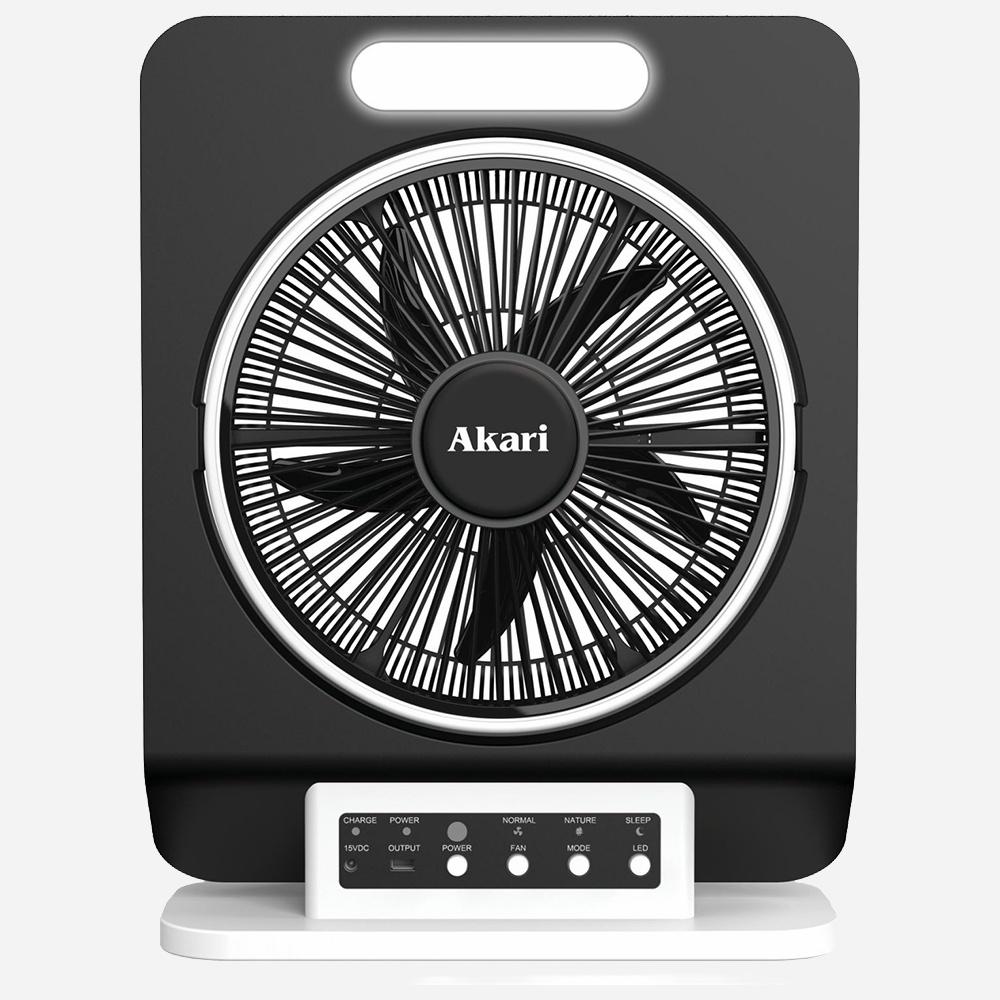 Akari Oscillating Box Fan Black 50W ARBF-5913 – AHPI