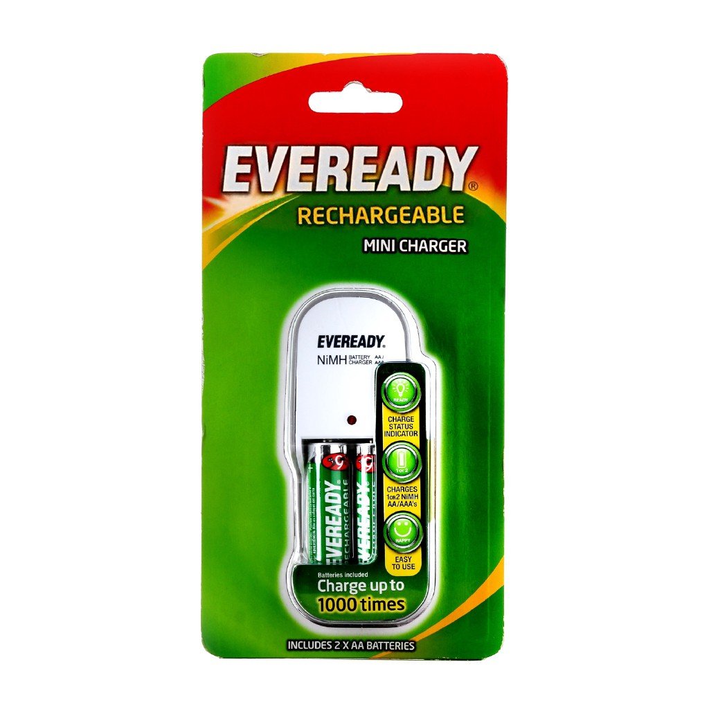 Eveready Mini Charger EV2PC/EV2PC4 2000MAh – AHPI