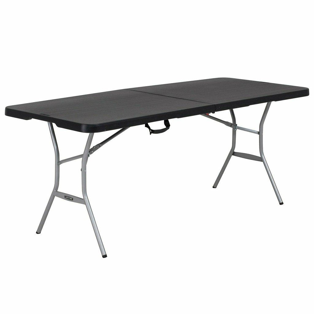 Lifetime 6FT Fold-in-Half Table (Black) – AHPI