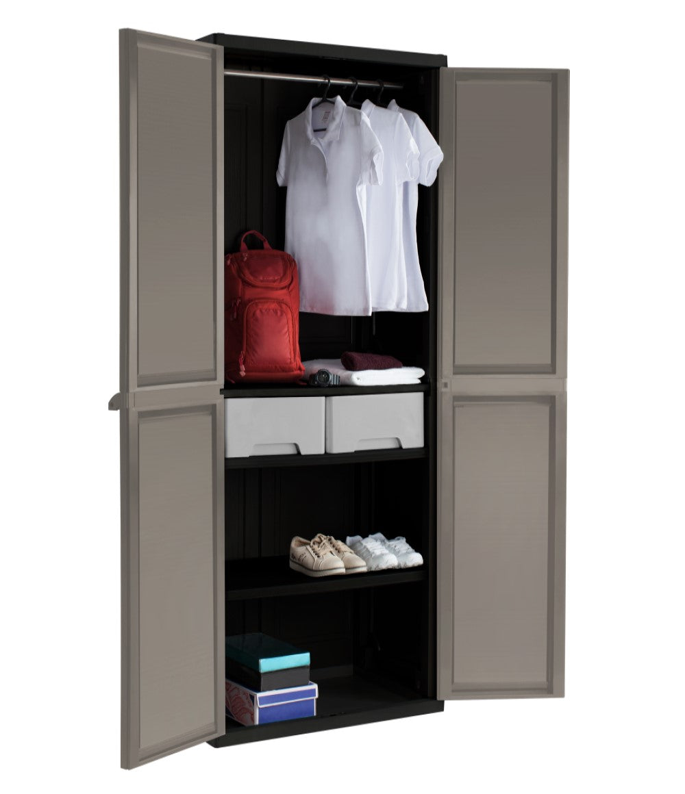 Megabox MG180B D.GRY SELF SPACE CLICK-LOCK WARDROBE CBINET – AHPI