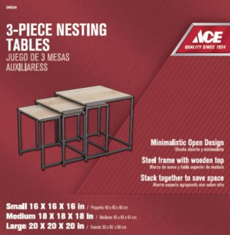 ACE 3-Piece Nesting Tables – AHPI