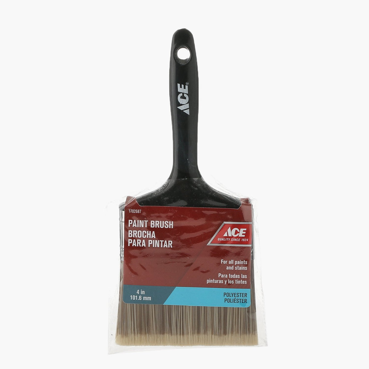 Ace Paint Brush 4" Synthetic Plastic Handle – AHPI