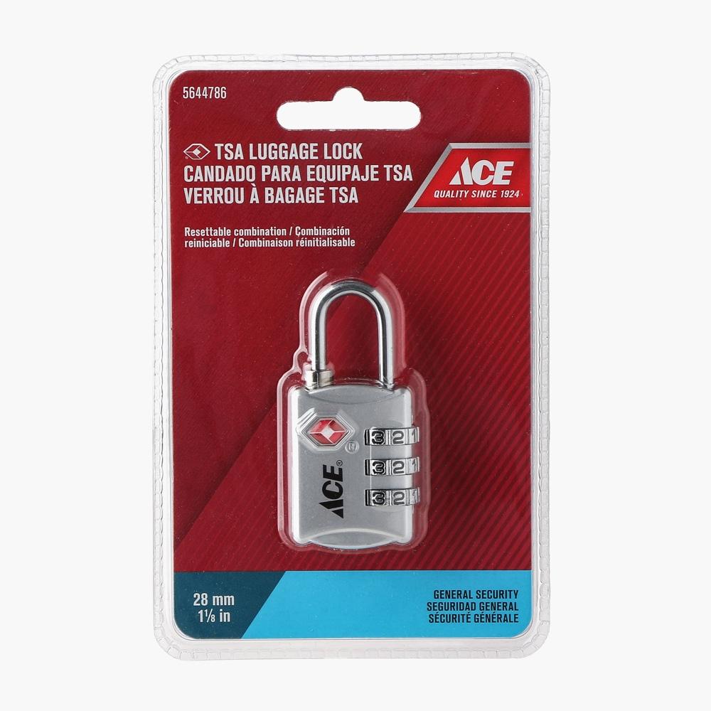 ACE Luggage Lock 3-Dial 28mm (Silver) – AHPI