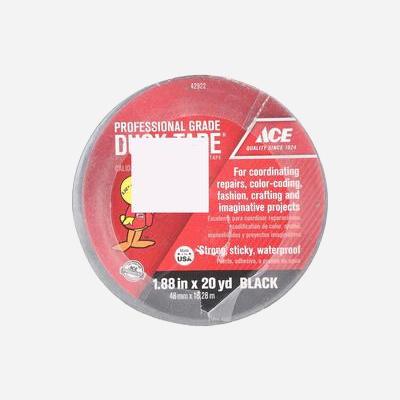 Ace Professional Grade Duck Tape 1.88in.x20yds (Black) – AHPI