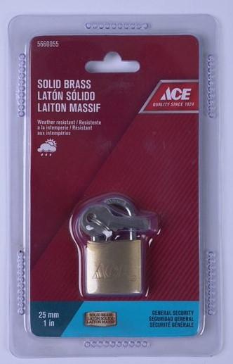 Ace Brass Padlock 25mm – AHPI