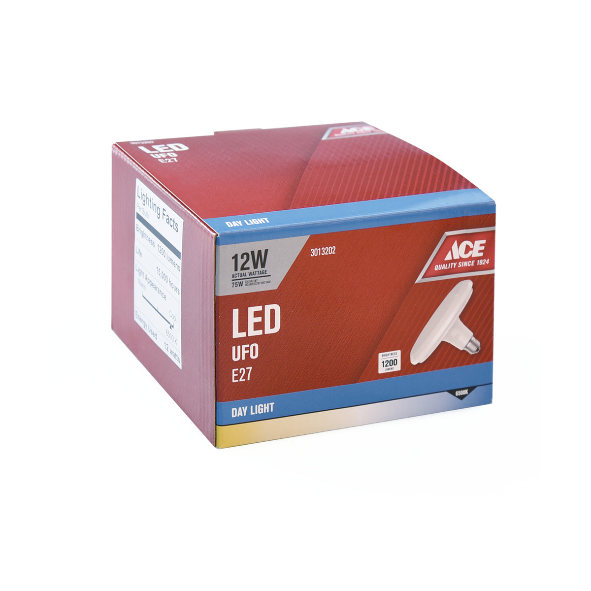 Ace LED Bulb 12W UFO E27 6500K Daylight – AHPI