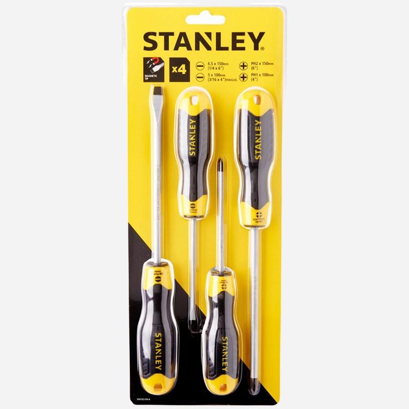 Stanley 4-Pc Cushion Grip Screwdriver Set – AHPI